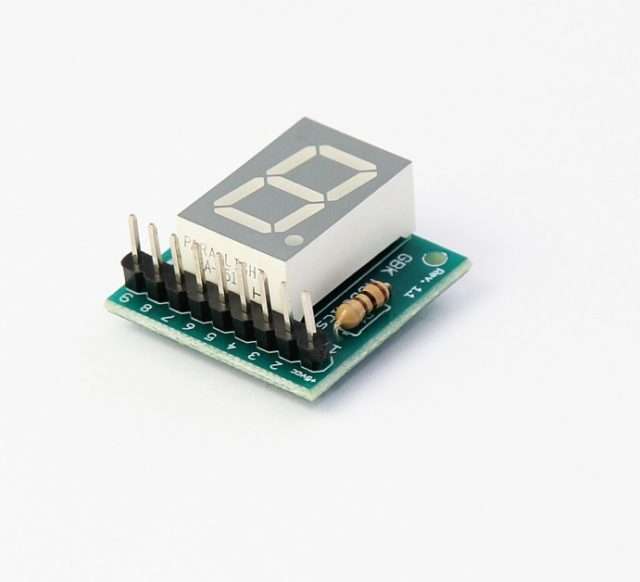 Módulo Display 7 Segmentos Anodo Comum GBK - Loja Vida de Silício