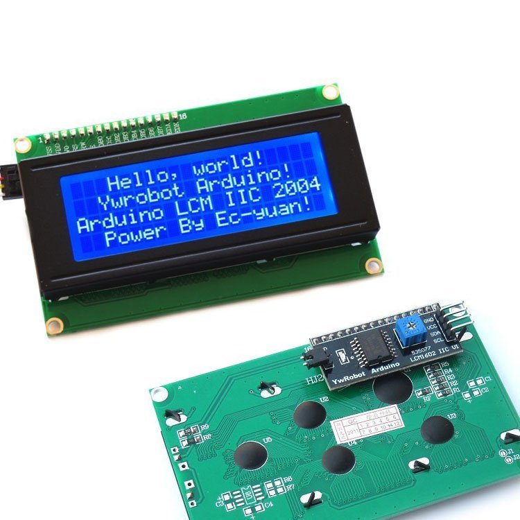 Display LCD 20x4 Azul Adaptador LCD I2C Loja Vida De Sil cio