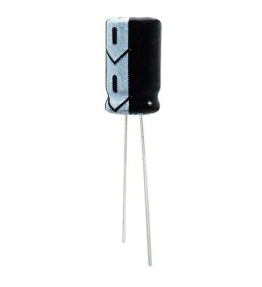 Capacitor eletrolítico 10uF 25V - VDS STORE - Vida de Silício