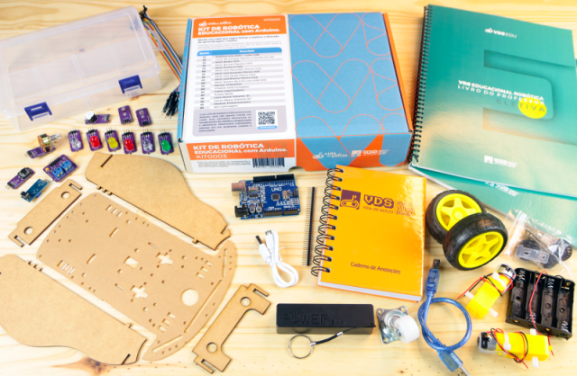 Kit Robótica Educacional com Livro Didático Impresso + Curso - Loja ...