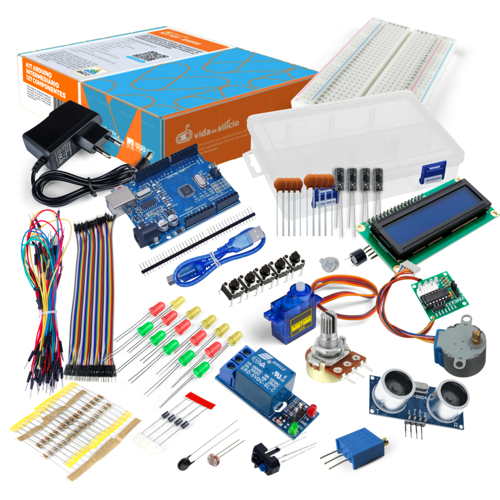 Kit Robótica Intermediario com Placa Uno – VDS - Loja Vida de Silício